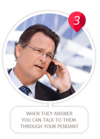 Live Life Personal Mobile Medical Alert Pendant