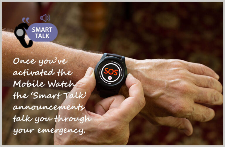 4G Mobile Personal Medical Alarm Watch